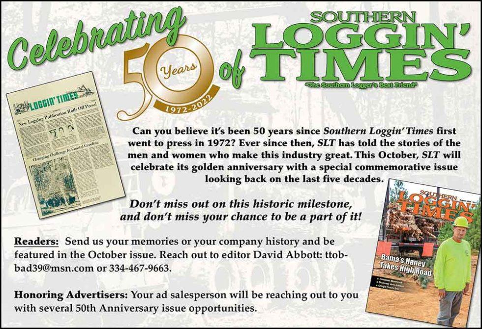 Southern Loggin' Times Celebrates 50 Years | Southern Loggin' Times